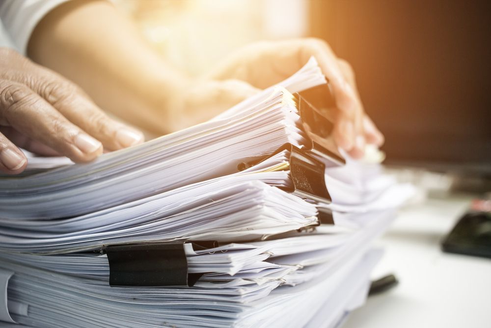 Organizing Your Paperwork | San Fernando Valley Law Firm
